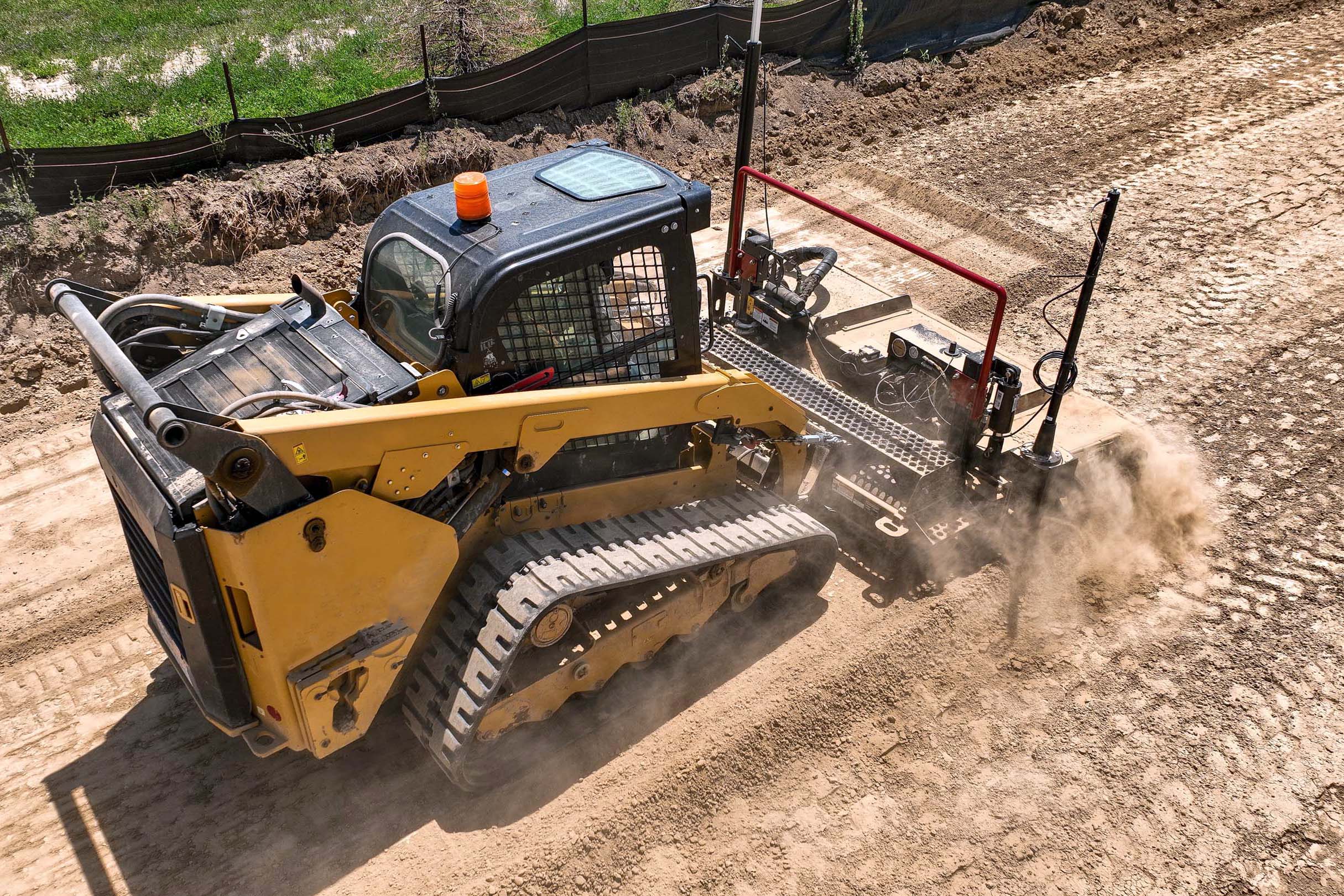 Burchland AGT Auto Grading Soil Trimmer – ASV Posi-Track, XCMG, JCB ...